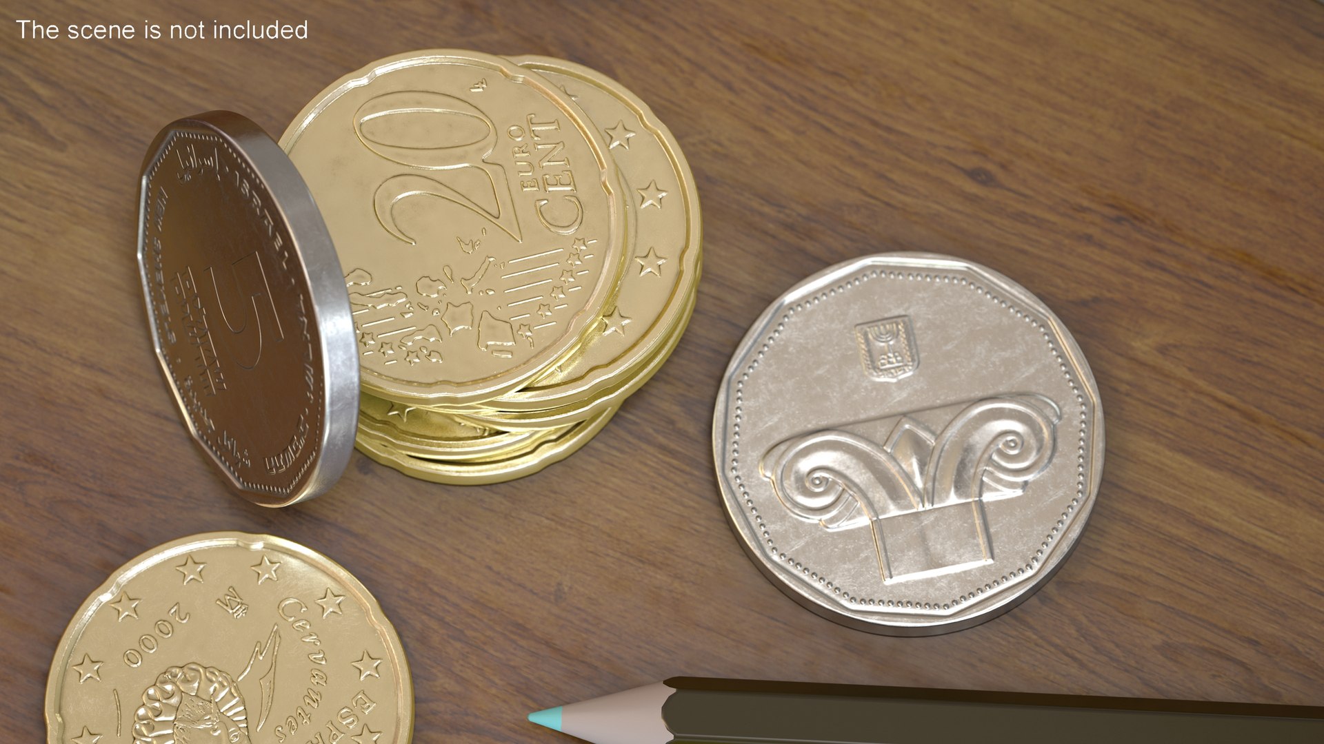 3D Shekel Coins Collection - TurboSquid 2198975