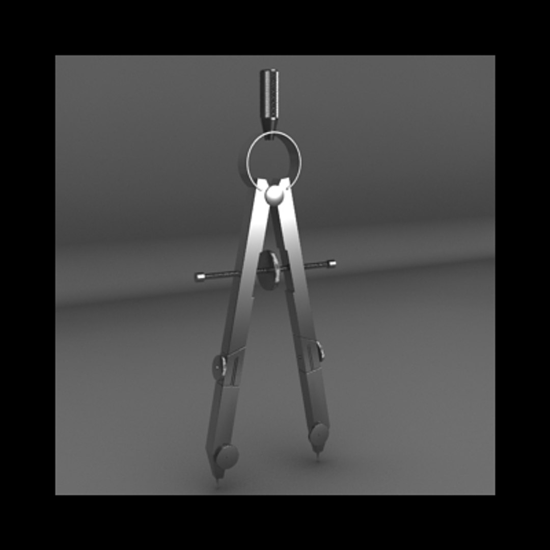 compasses 3d model