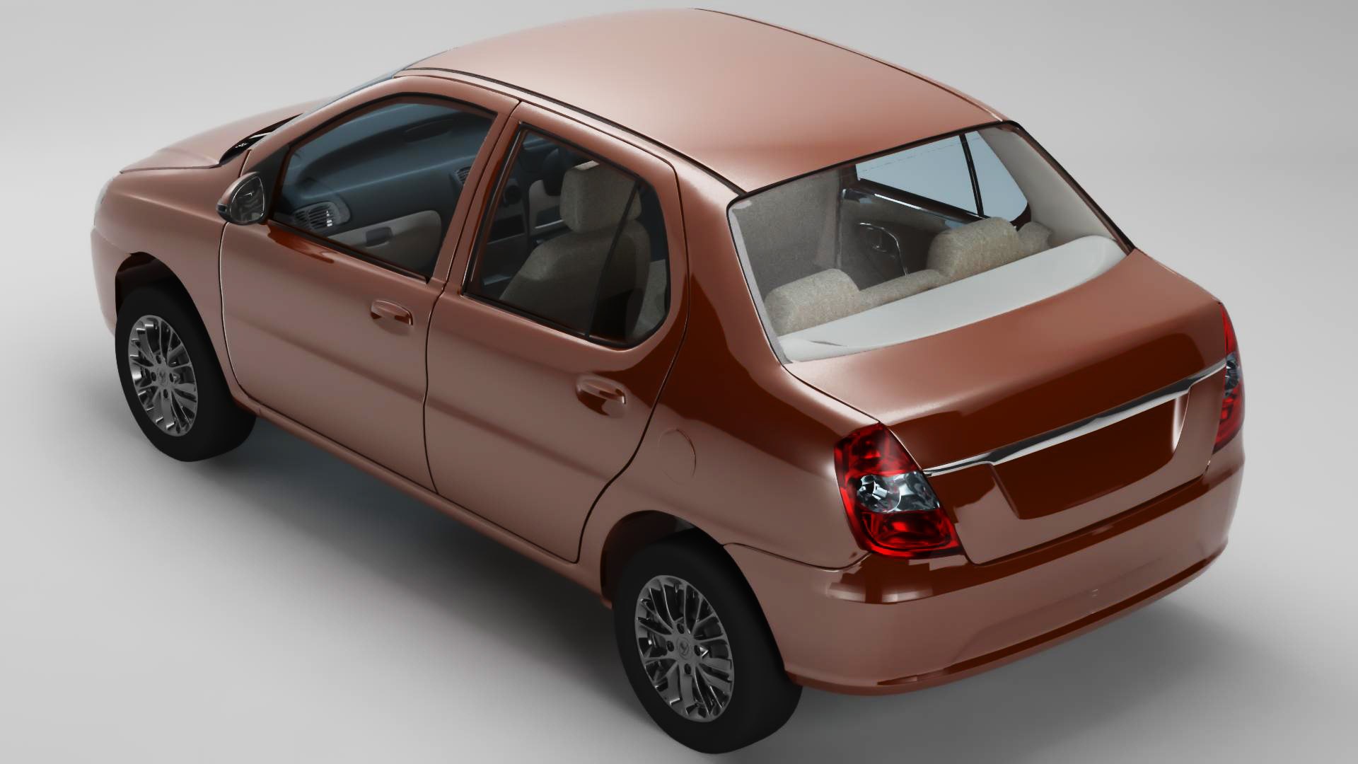 3d Tata Indigo Model