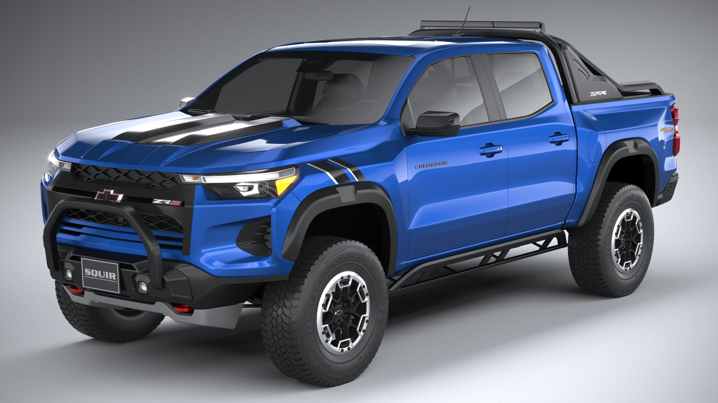 3D модель Chevrolet Colorado ZR2 2023 - TurboSquid 1965093