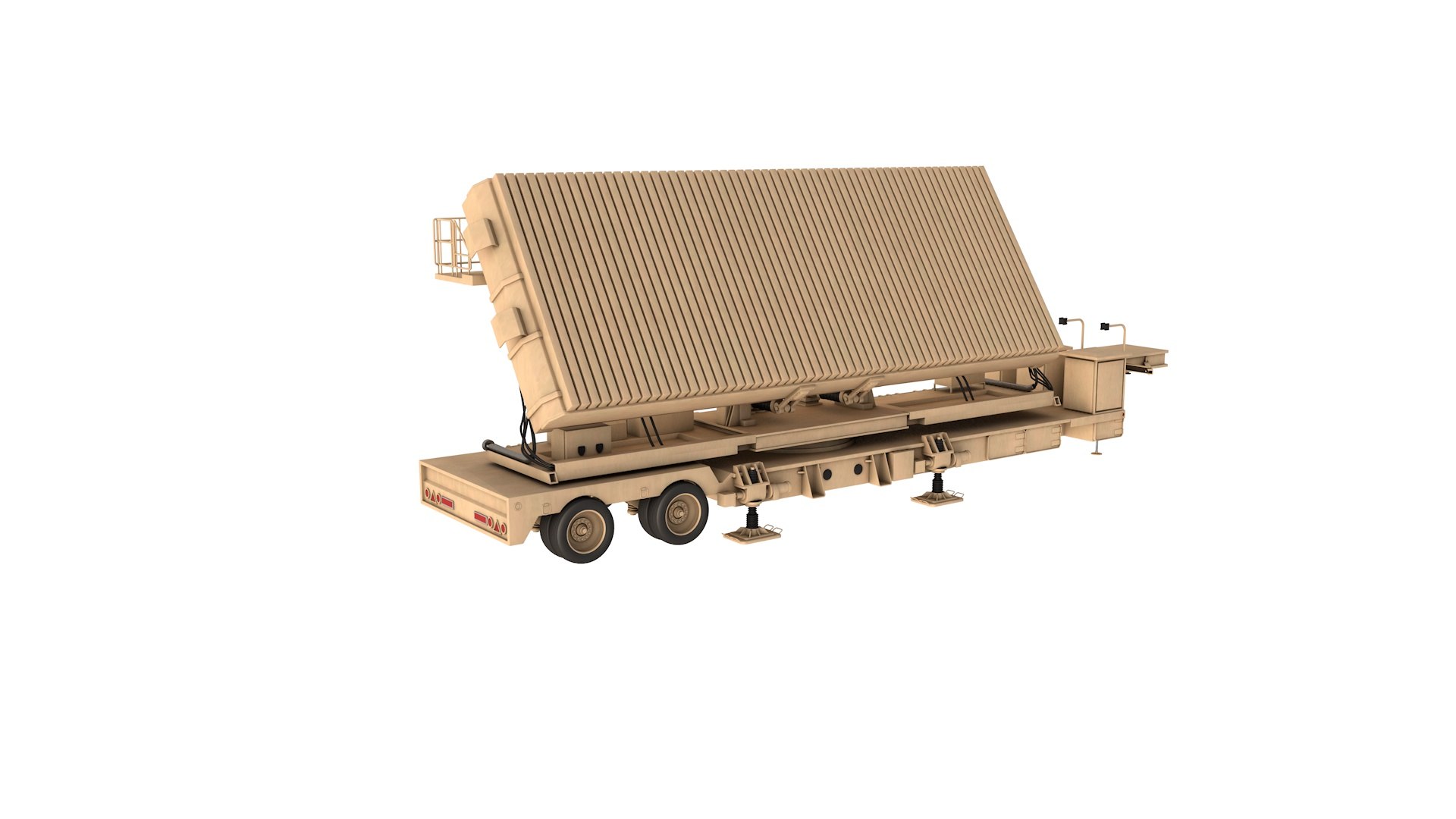 Green Pine Radar Station 3D - TurboSquid 2181535