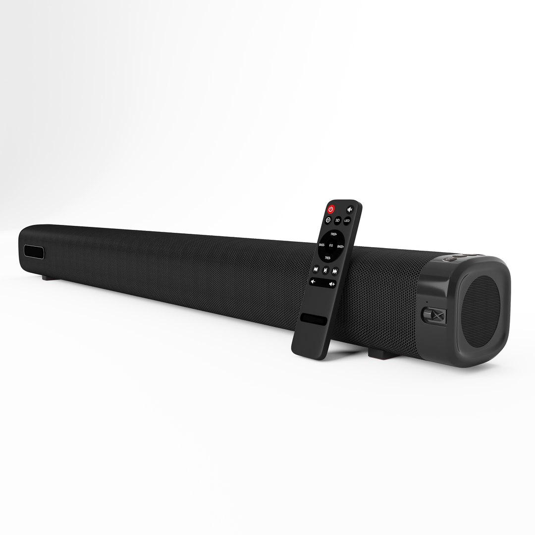 Sound Bar Audio System 3D Model - TurboSquid 2428496