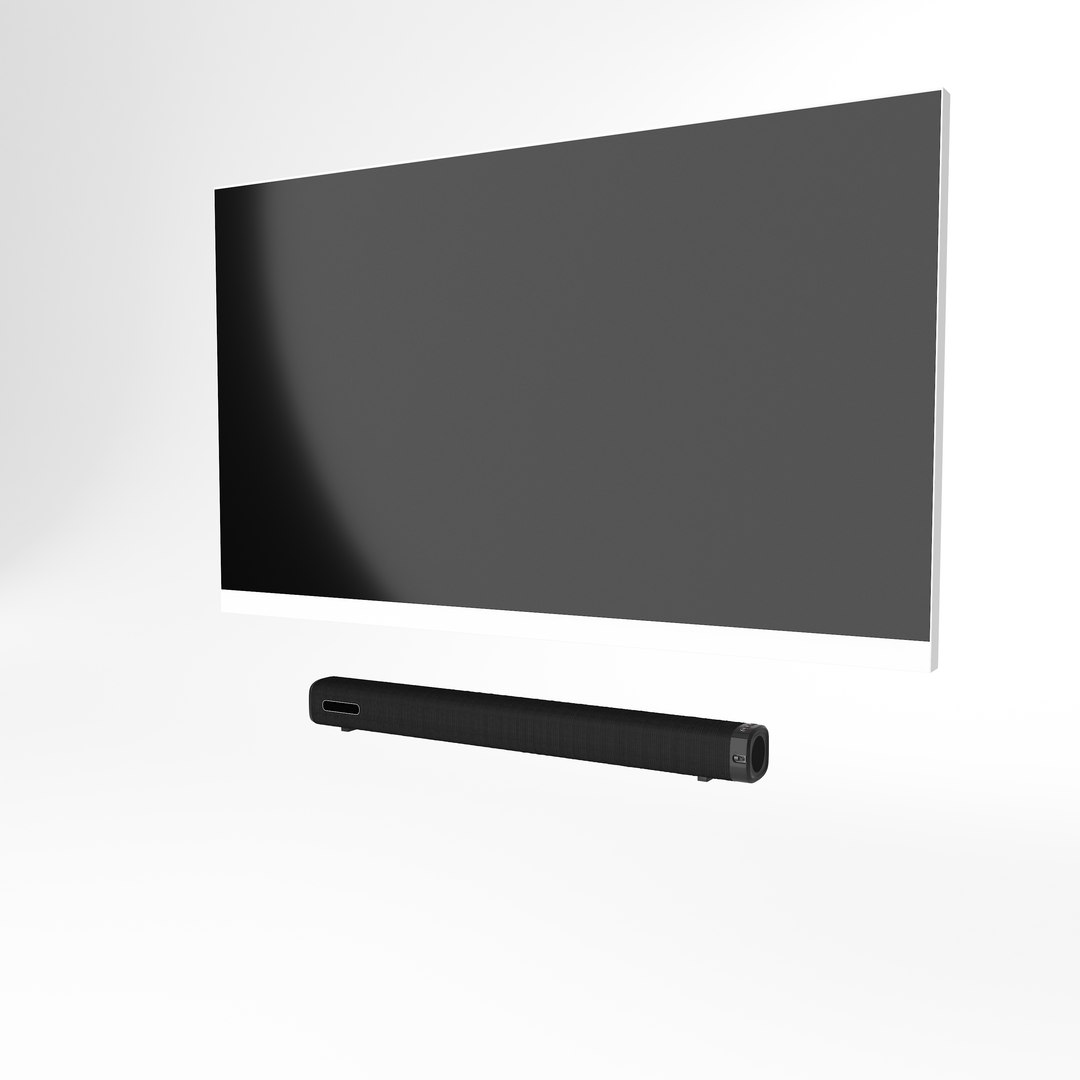 Sound Bar Audio System 3D Model - TurboSquid 2428496
