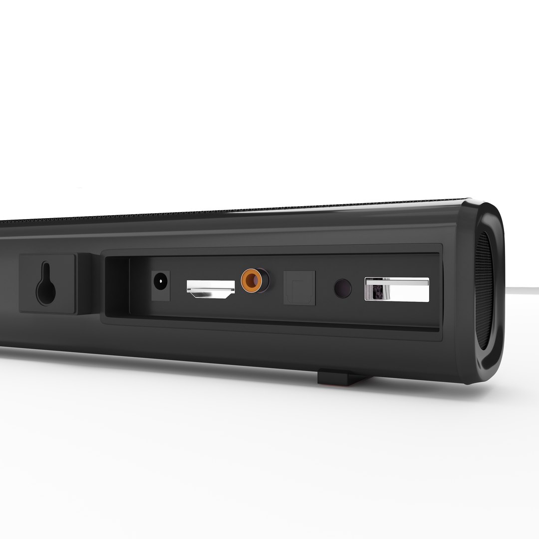 Sound Bar Audio System 3D Model - TurboSquid 2428496