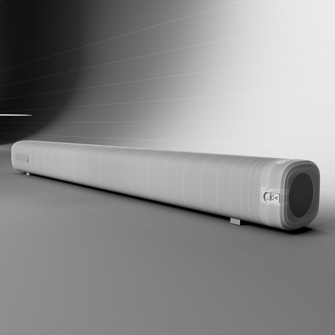 Sound Bar Audio System 3D Model - TurboSquid 2428496