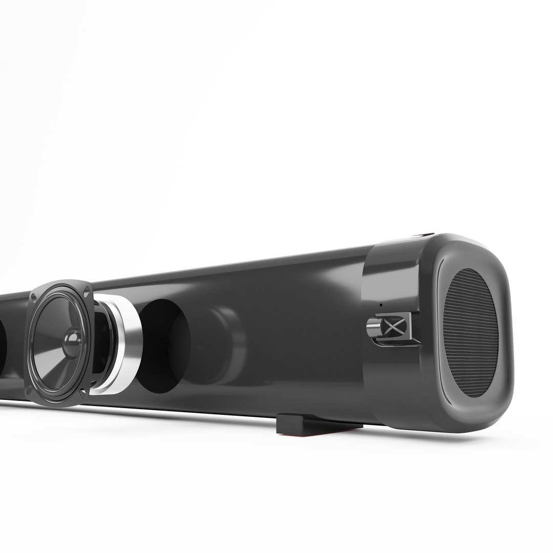 Sound Bar Audio System 3D Model - TurboSquid 2428496
