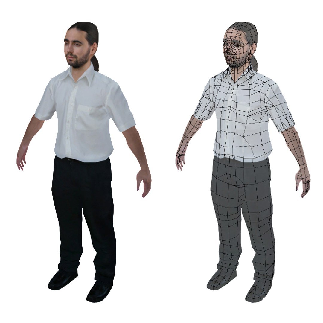 human character 3d model