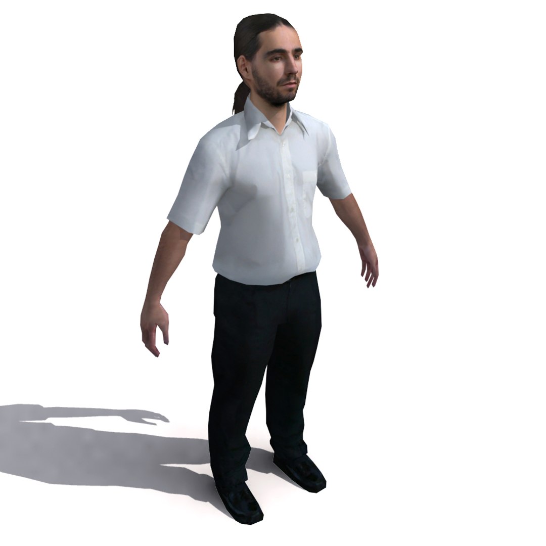 human character 3d model