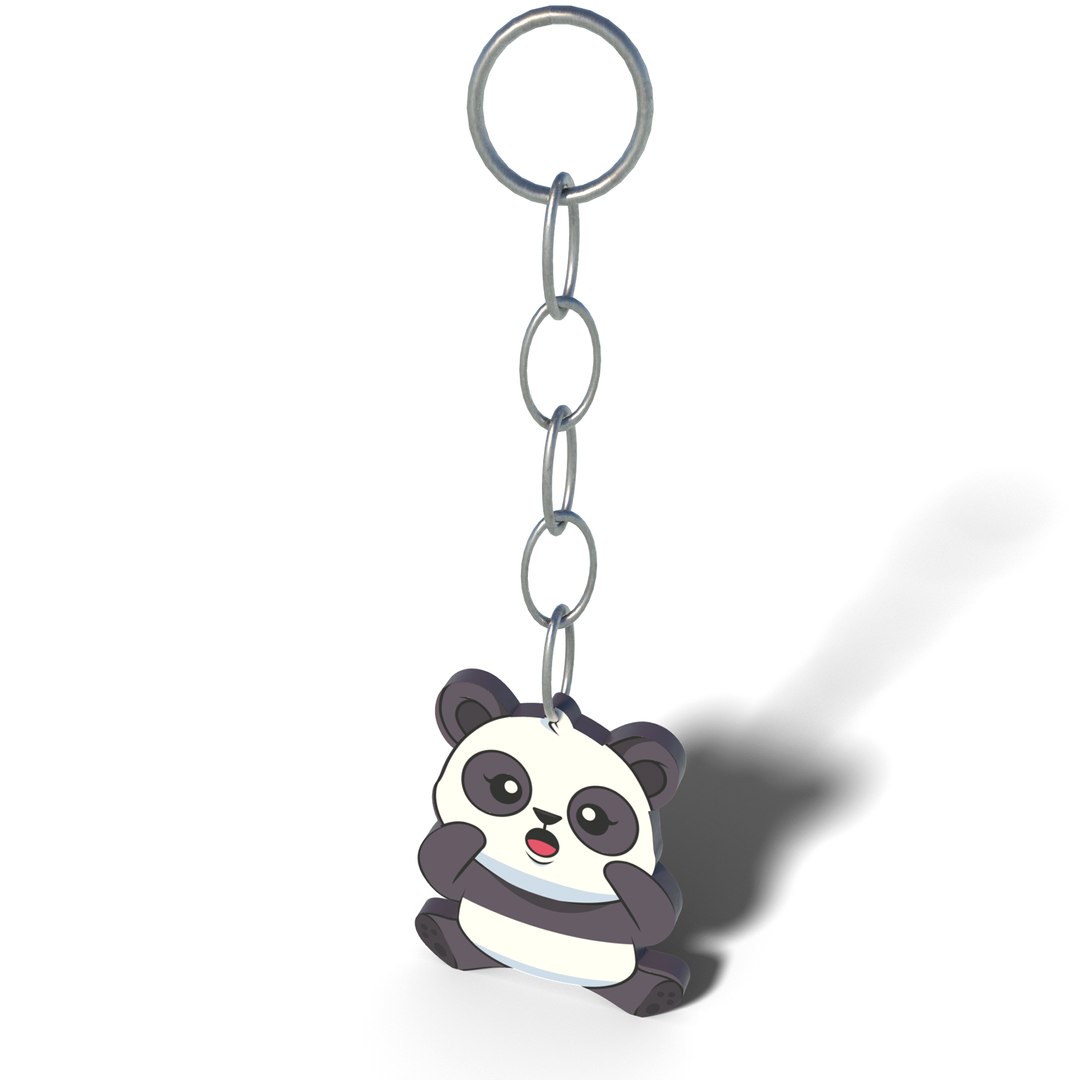 Panda Keychain 3D Model - TurboSquid 2093029