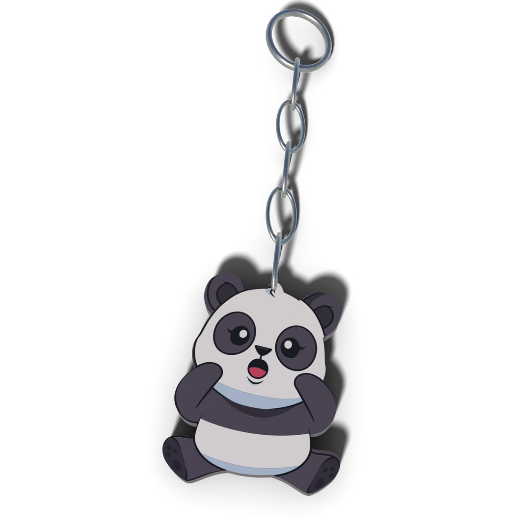 Panda Keychain 3D Model - TurboSquid 2093029