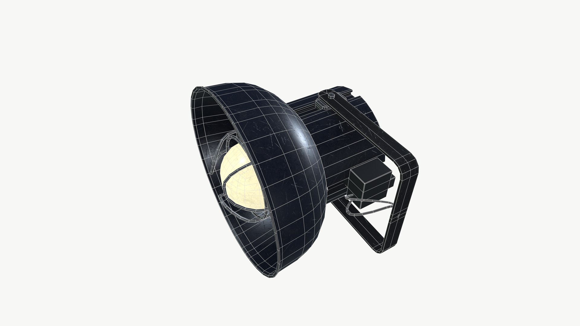 3D Industrial Lamp Model - TurboSquid 2303334