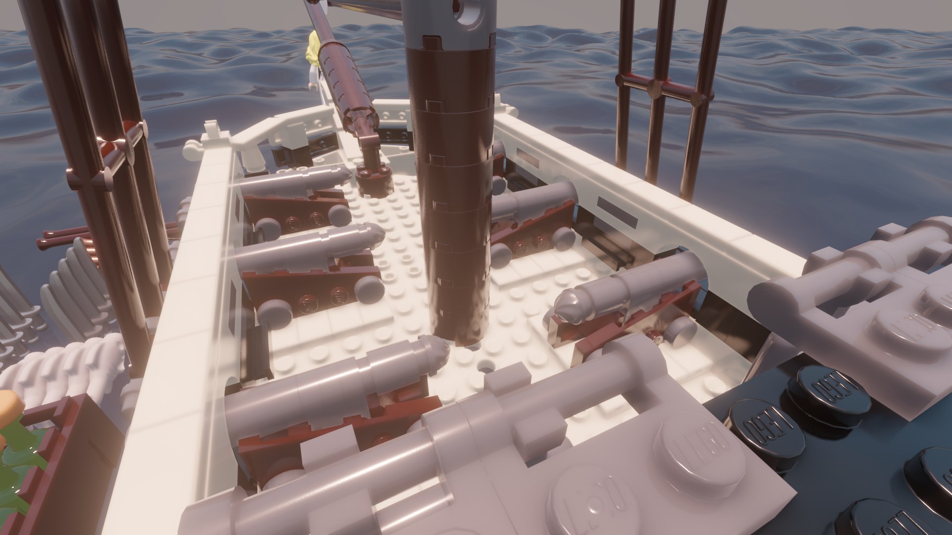 3D LEGO - FRENCH SLOOP - PETITE LIBERTE - Rogue Film Productions model ...