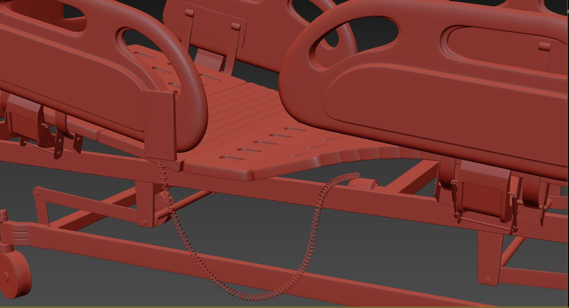 3D Hospital Bed - TurboSquid 1322517