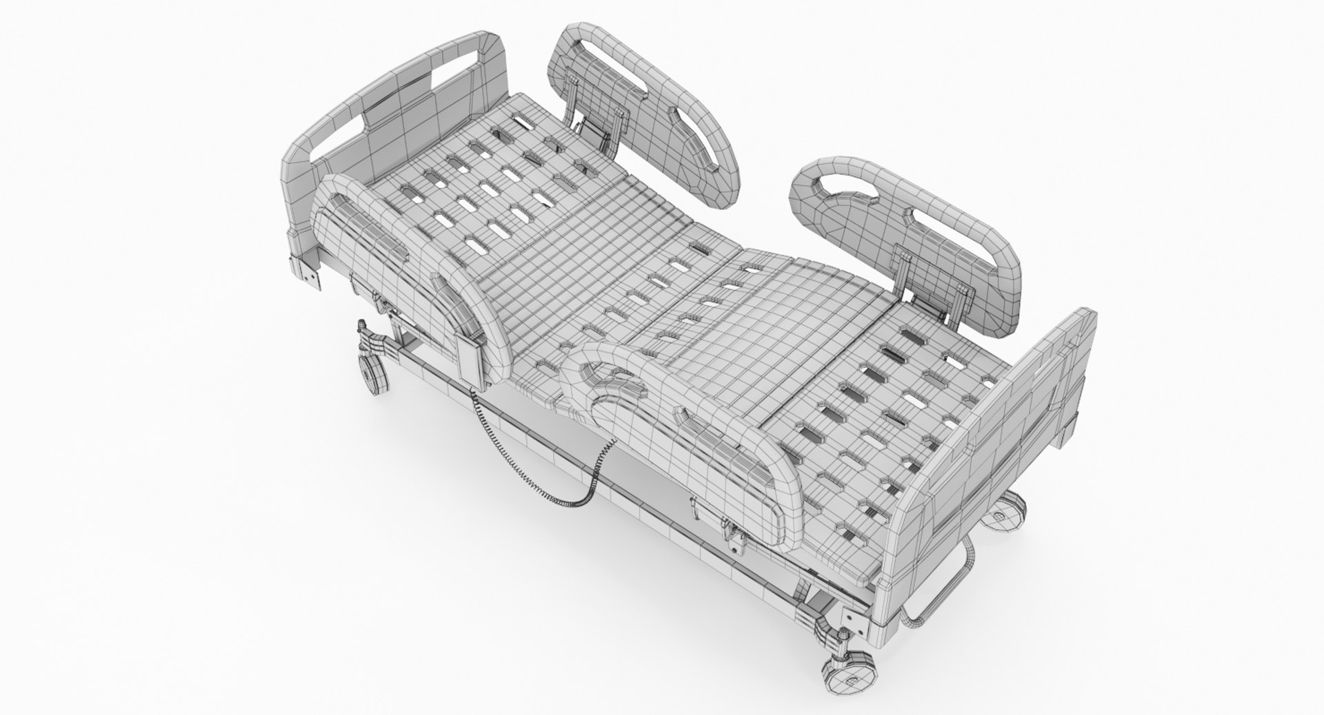 3D Hospital Bed - TurboSquid 1322517