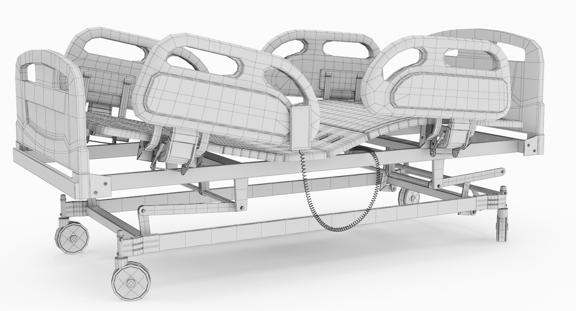 3D Hospital Bed - TurboSquid 1322517