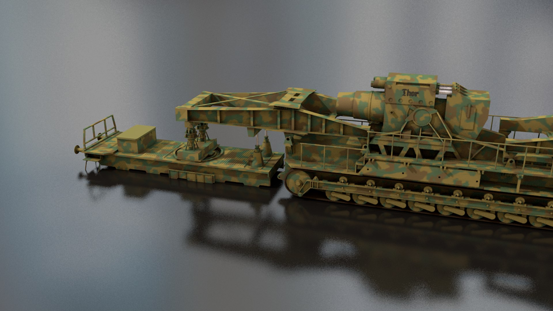 Karl Gerat Morser Mortar 3D Model - TurboSquid 1447577