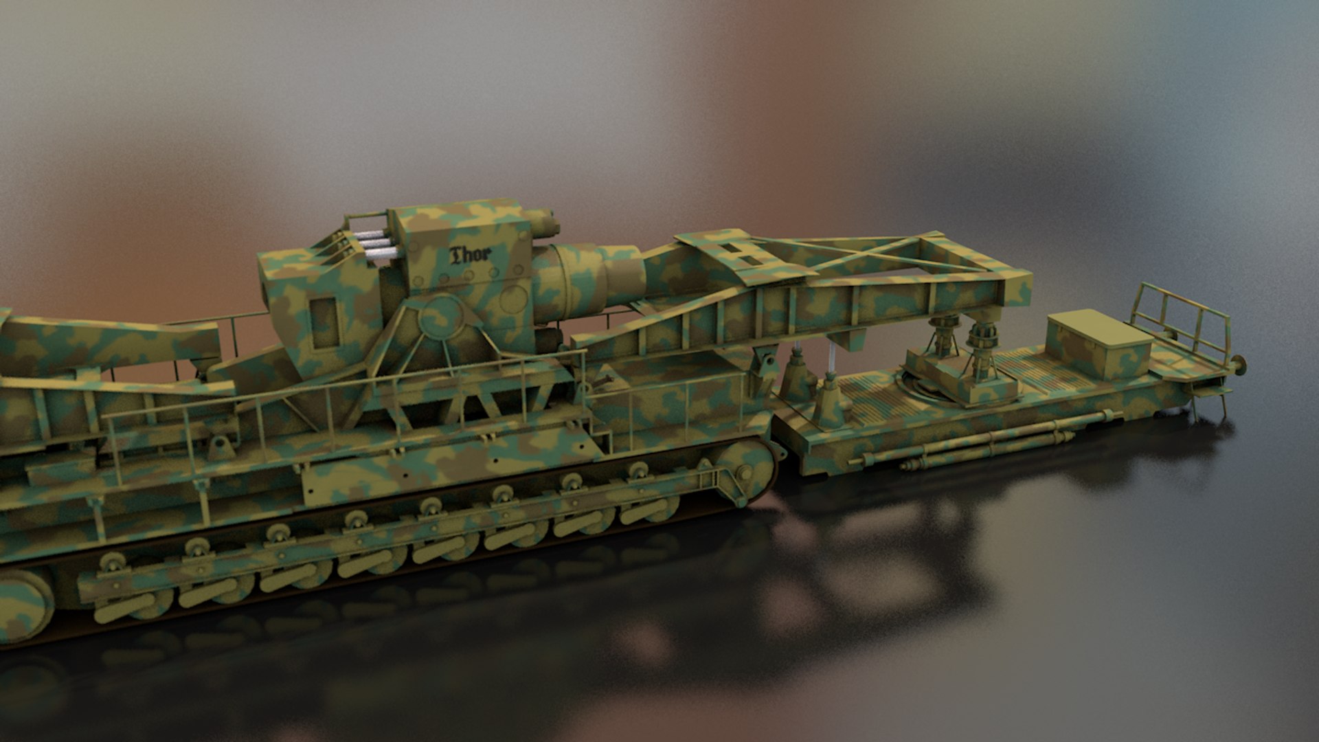 Karl Gerat Morser Mortar 3D Model - TurboSquid 1447577