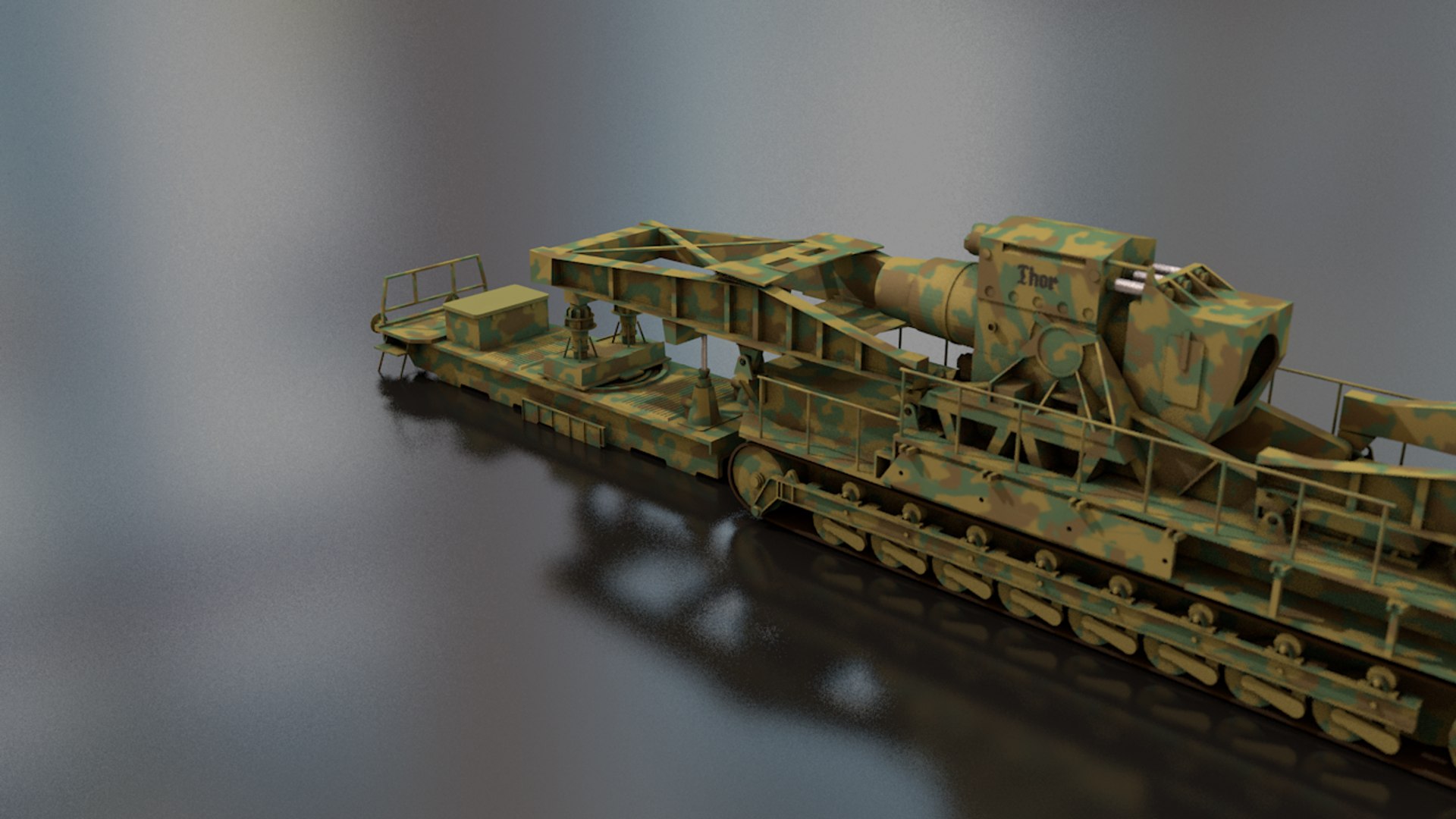 Karl Gerat Morser Mortar 3D Model - TurboSquid 1447577