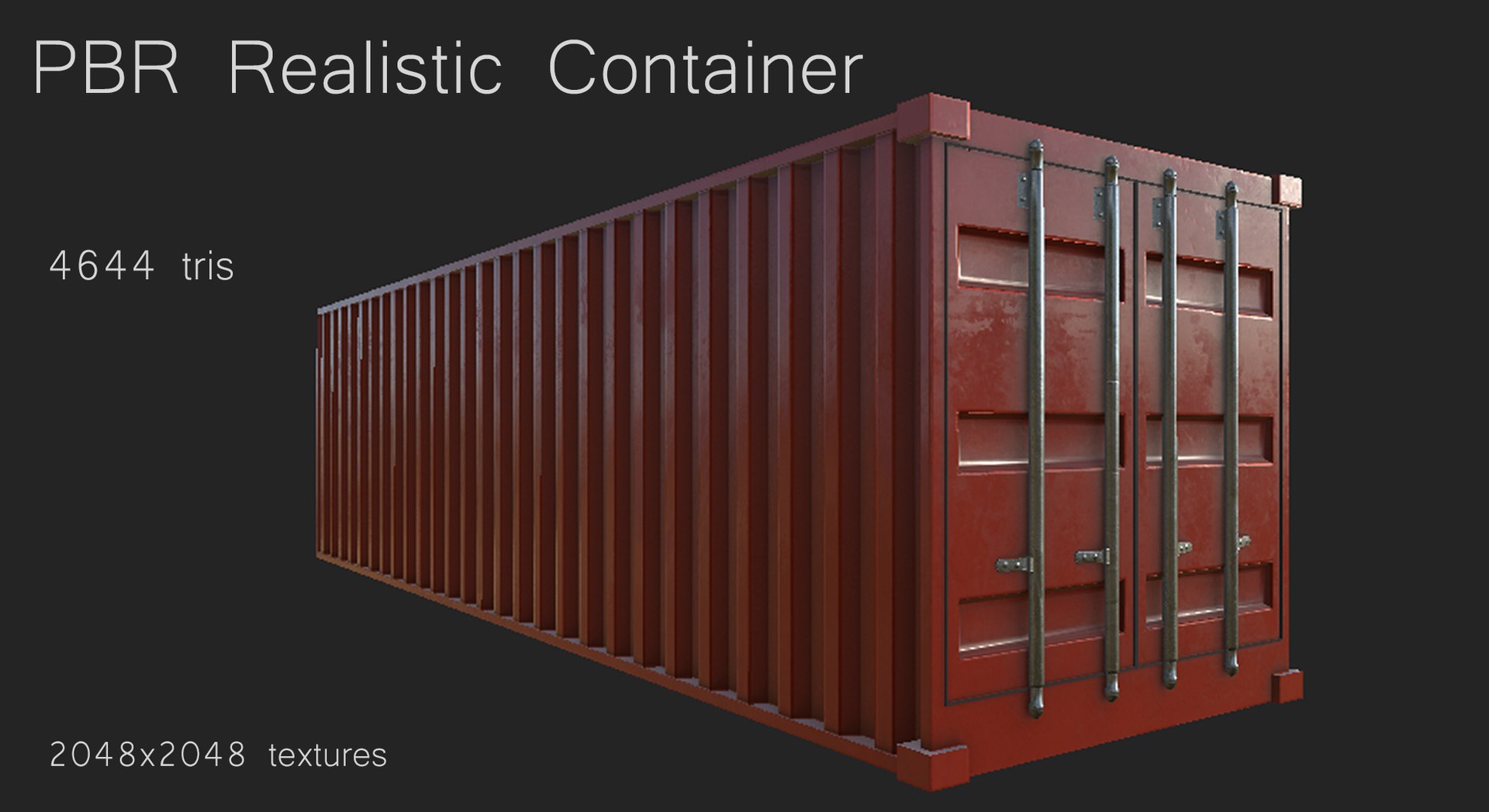 3D Container Stylized Realistics - TurboSquid 1325910