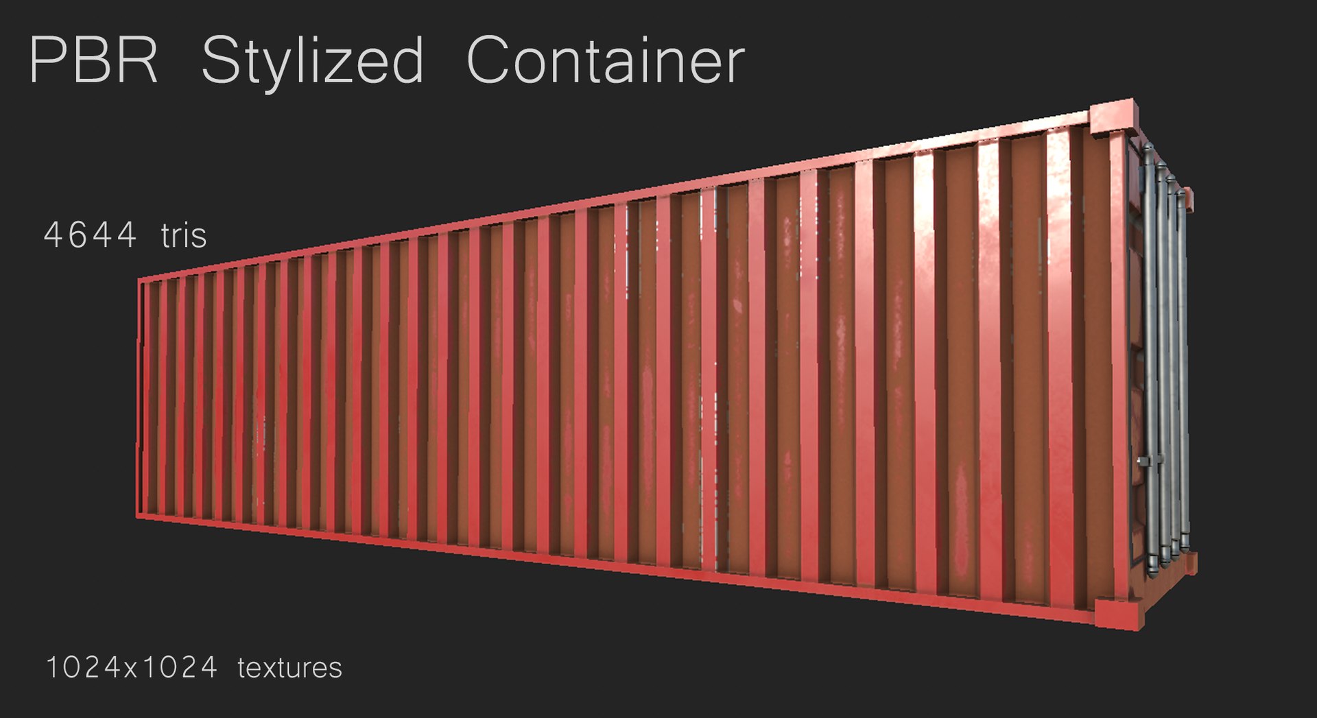 3D Container Stylized Realistics - TurboSquid 1325910