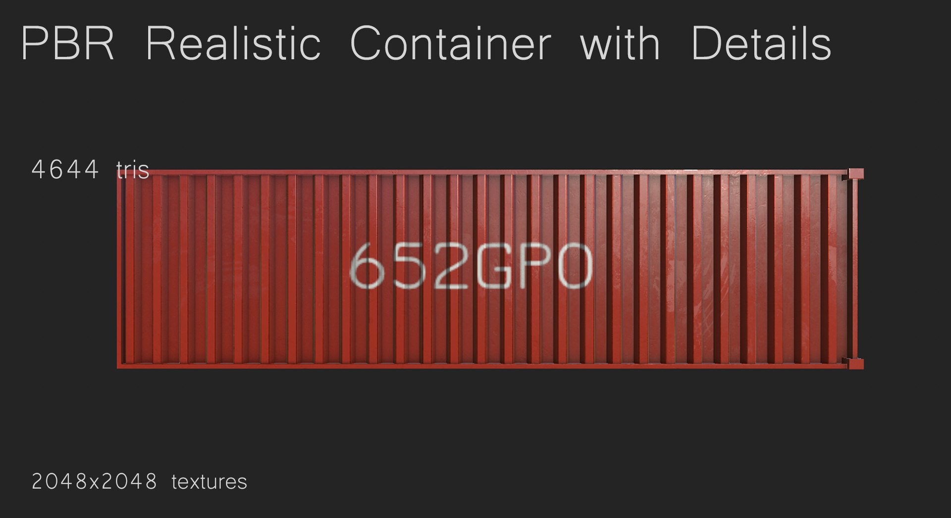 3D Container Stylized Realistics - TurboSquid 1325910