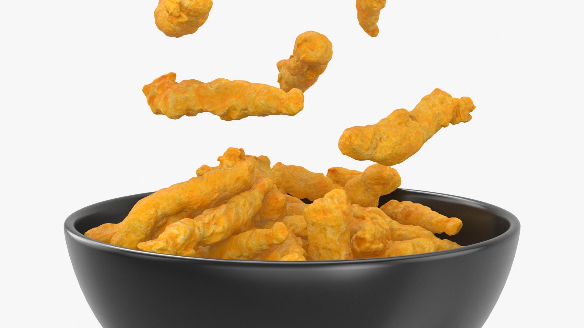 Cheetos Crunchy Falling in Bowl 3D model - TurboSquid 2144940