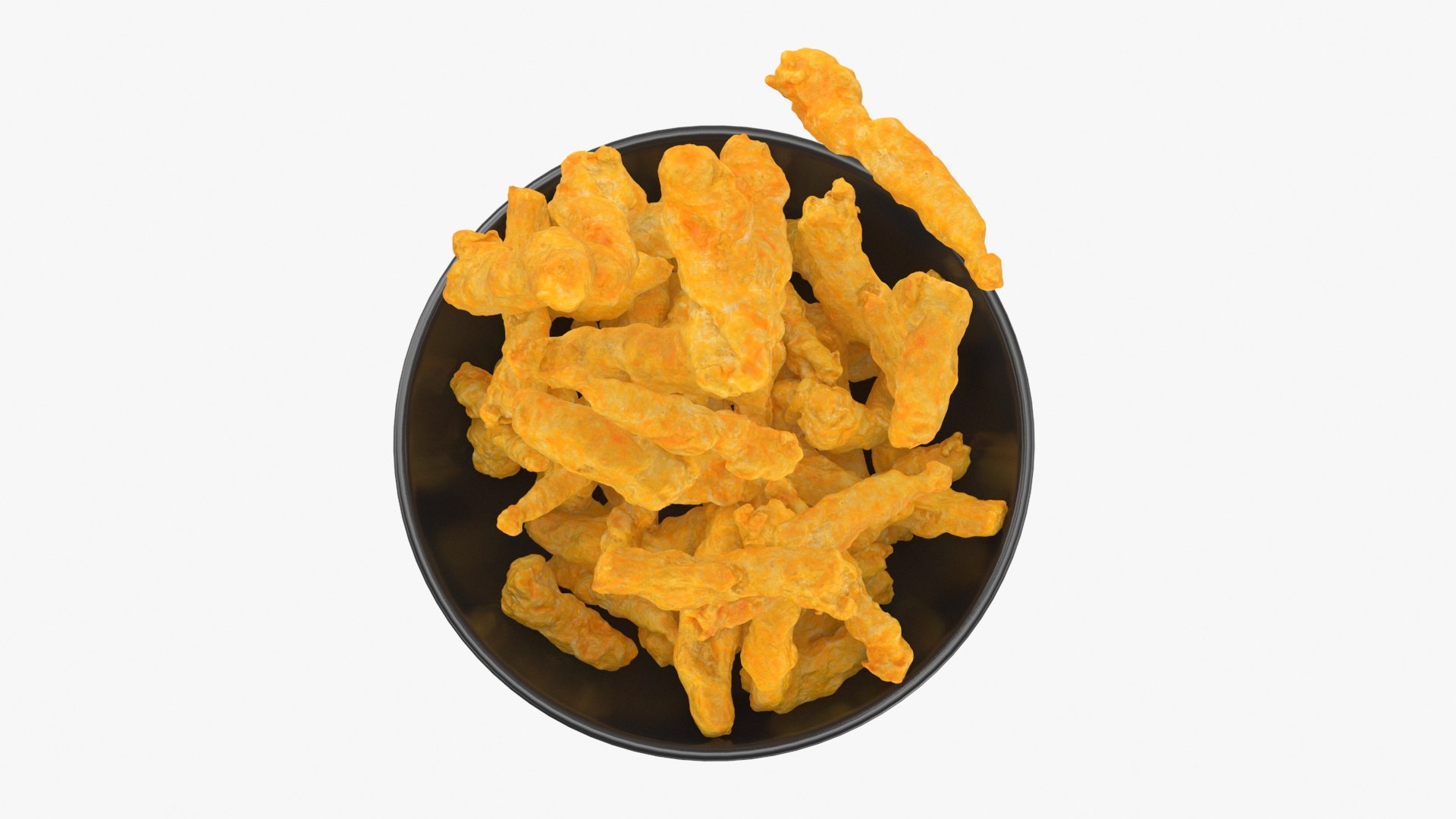 Cheetos Crunchy Falling in Bowl 3D model - TurboSquid 2144940