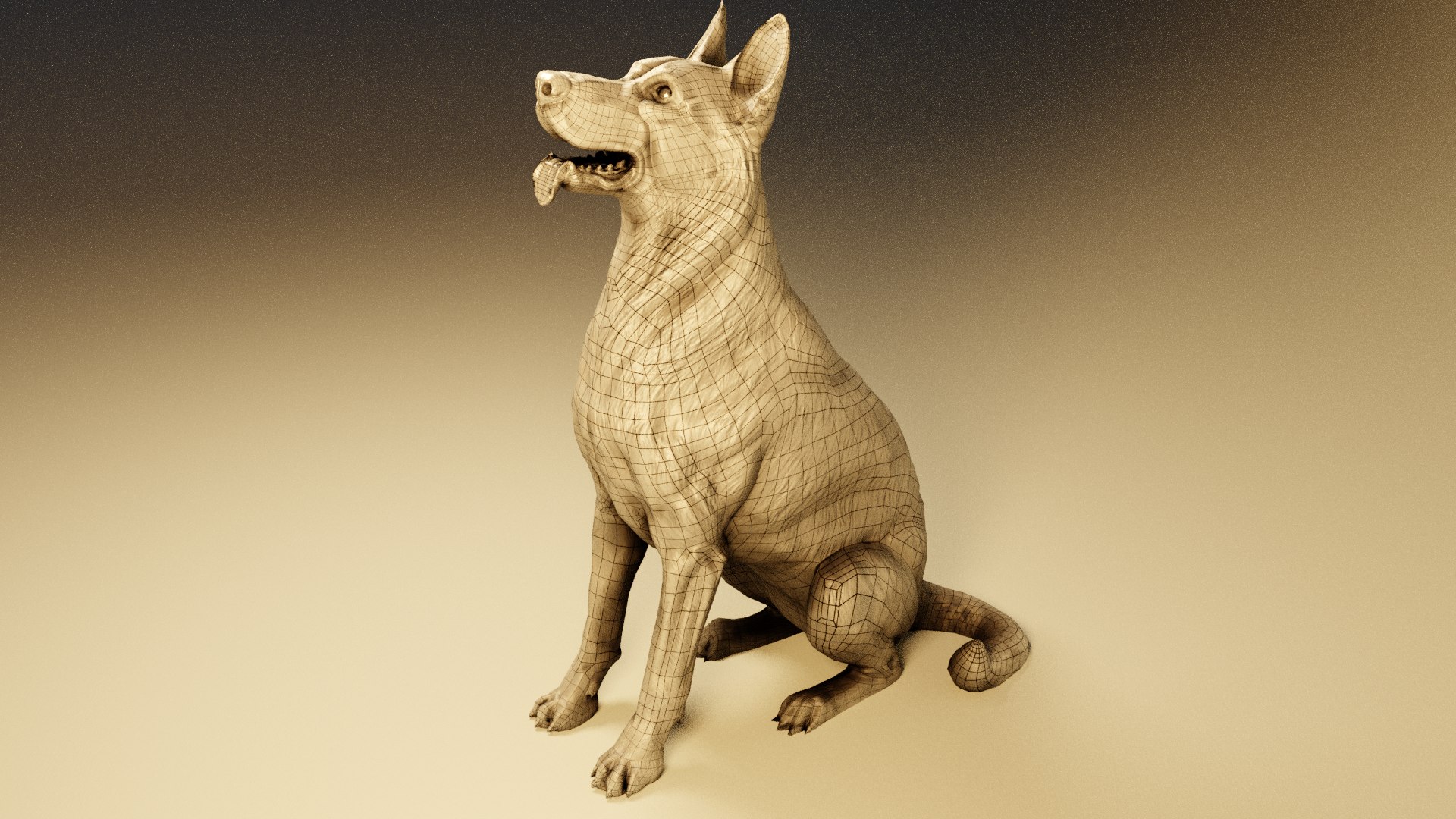 3D German Shepherd Dog - TurboSquid 2153240