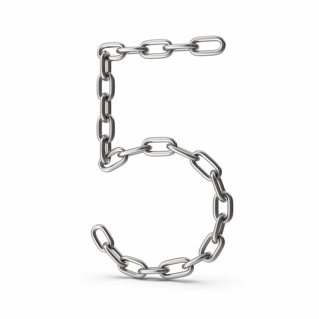 3D Model Chain Number Five - TurboSquid 2025648