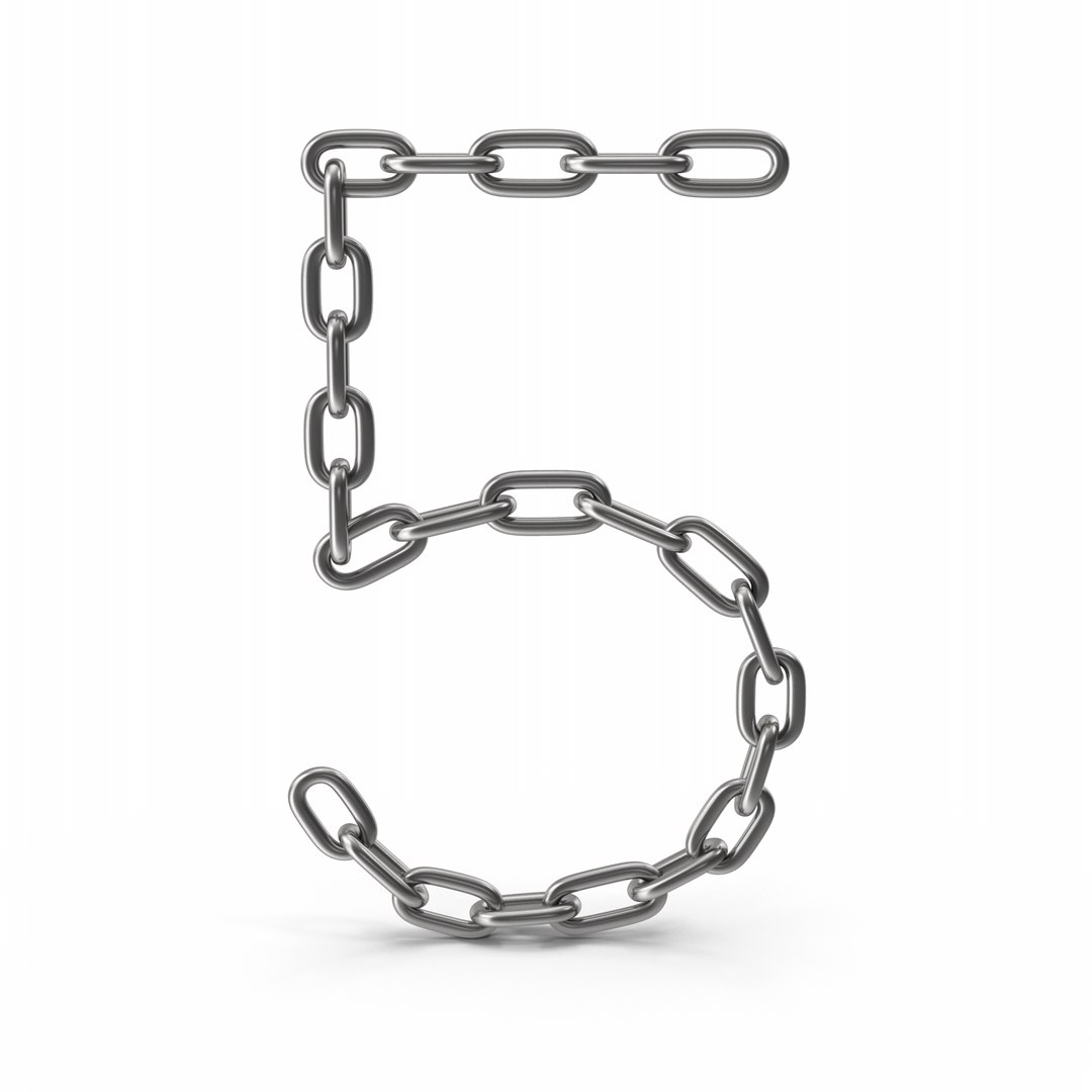 3D Model Chain Number Five - TurboSquid 2025648