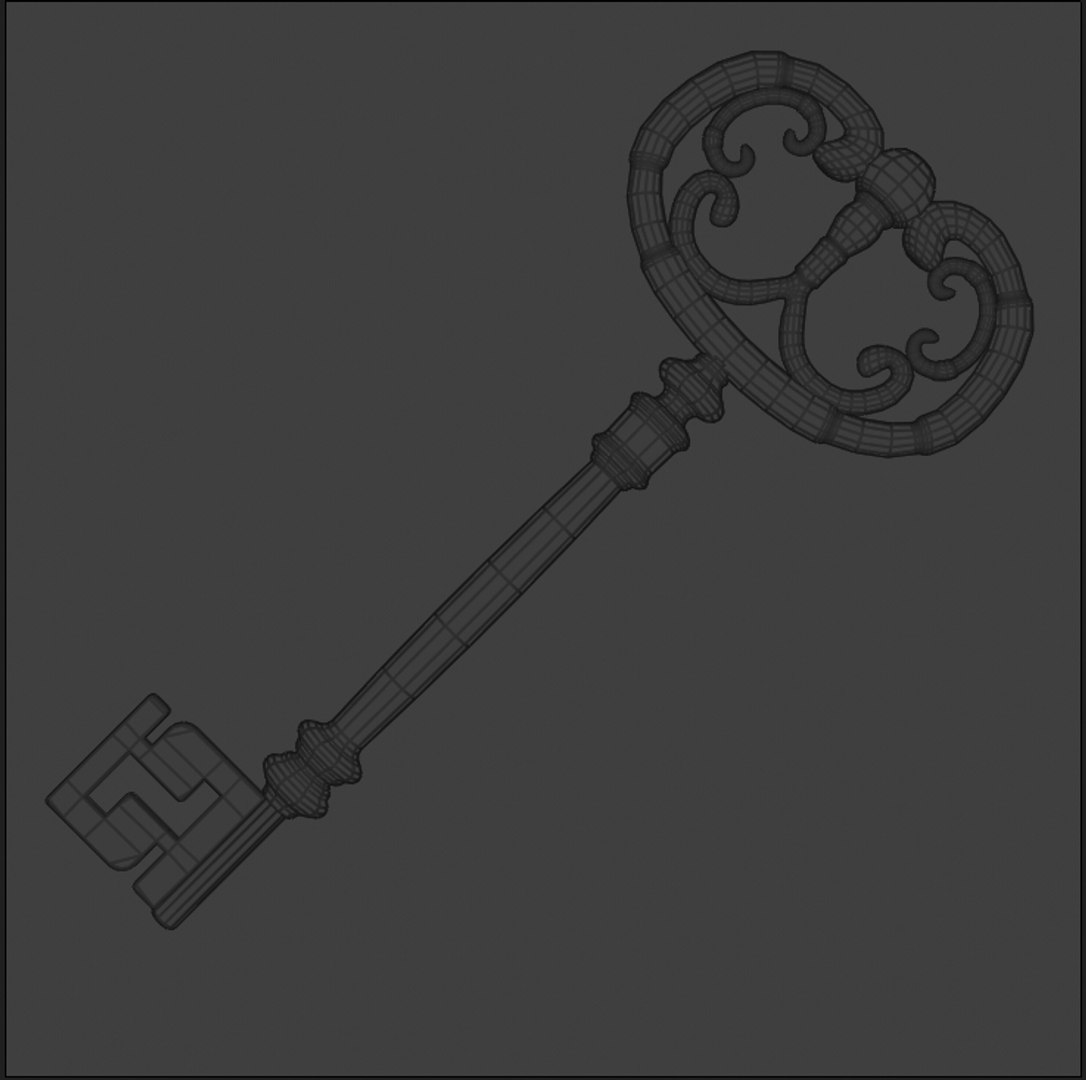 Medieval Fancy Key 2 Model - TurboSquid 1365546