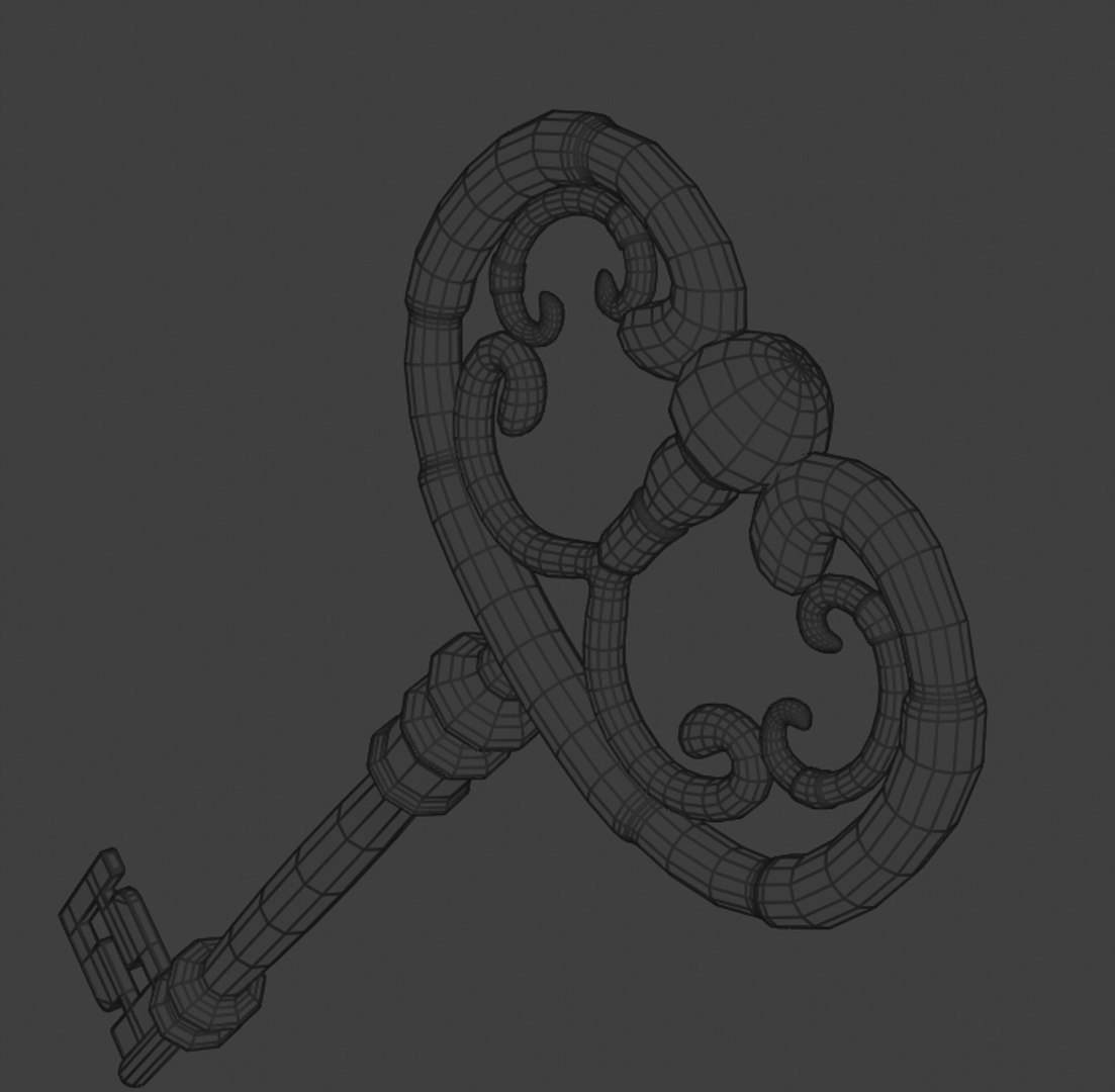Medieval Fancy Key 2 Model - TurboSquid 1365546