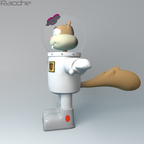 obj sandy cheeks