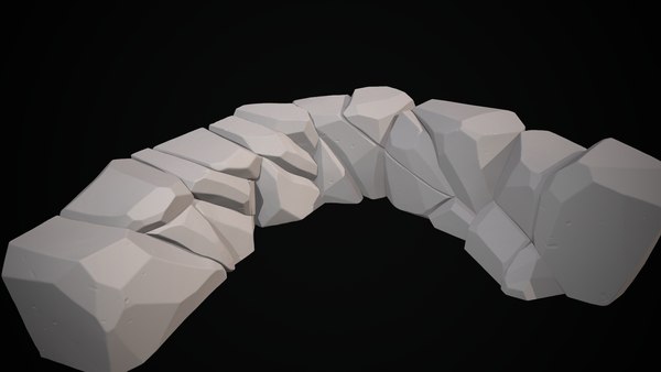 Stylized stone 3D model - TurboSquid 1702167