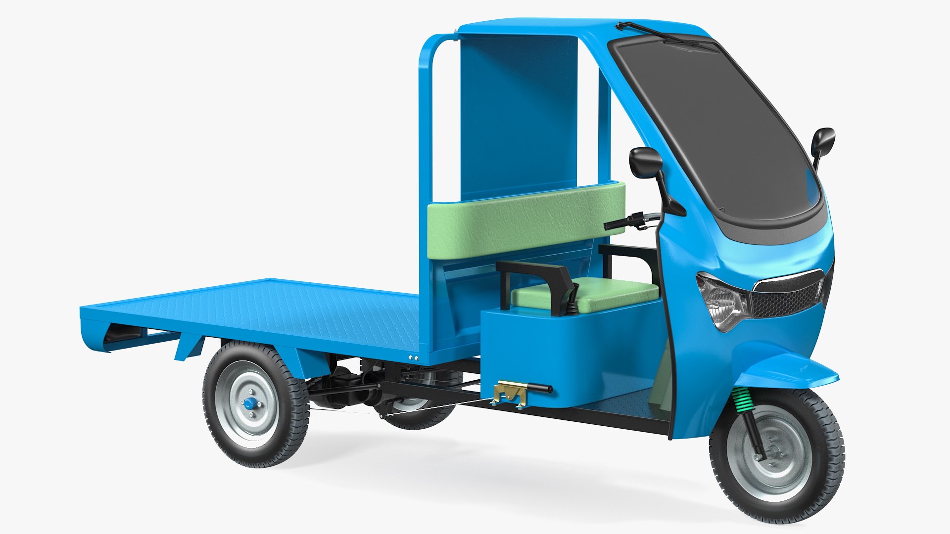 Wheeler Cargo Rickshaw Rigged 3D Model - TurboSquid 1576269