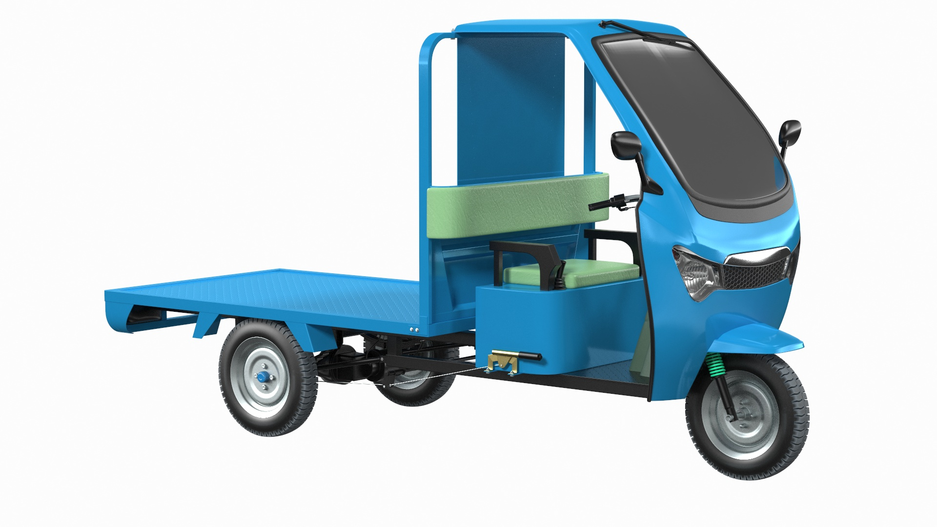 Wheeler Cargo Rickshaw Rigged 3D Model - TurboSquid 1576269