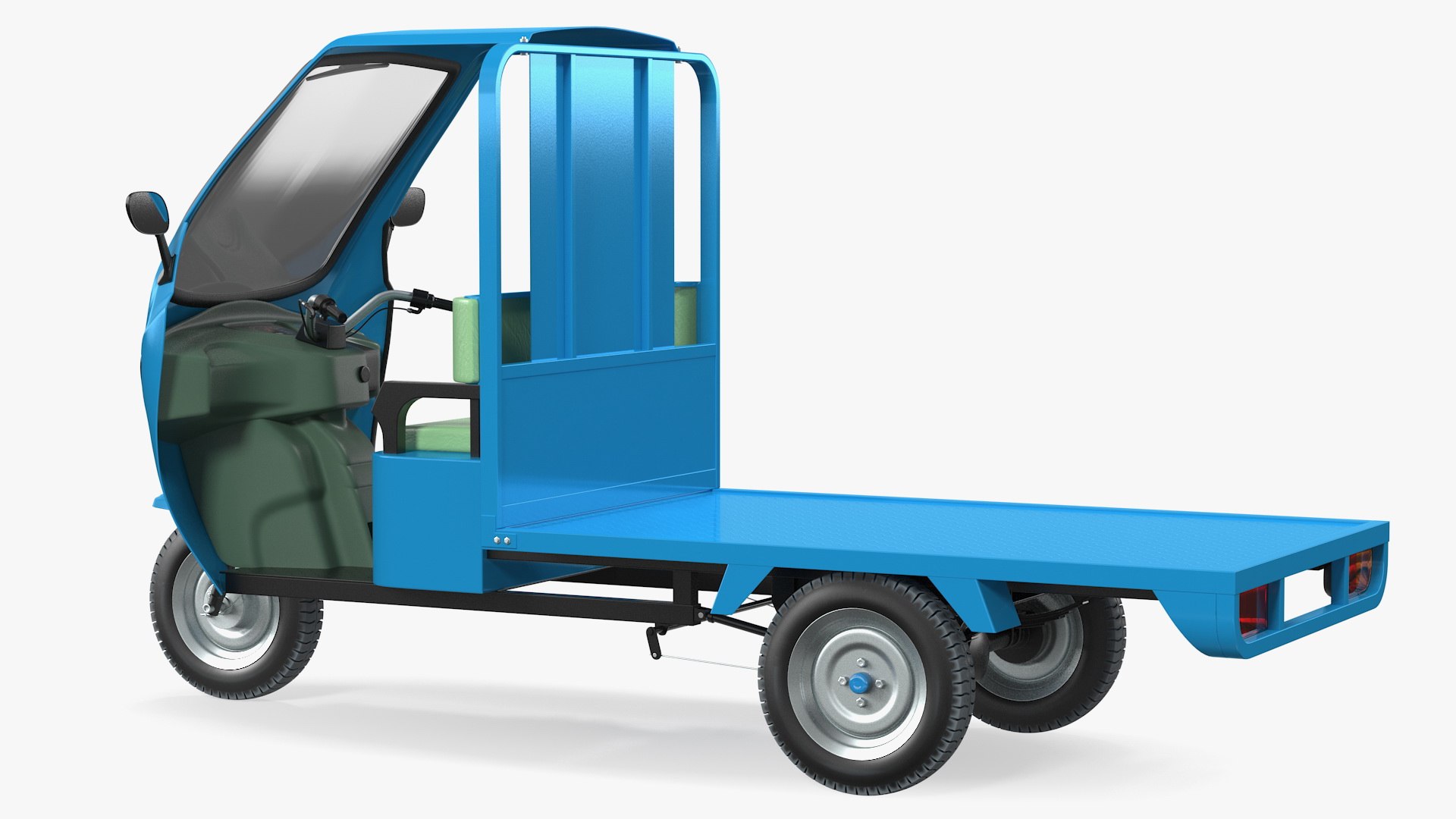 Wheeler Cargo Rickshaw Rigged 3D Model - TurboSquid 1576269