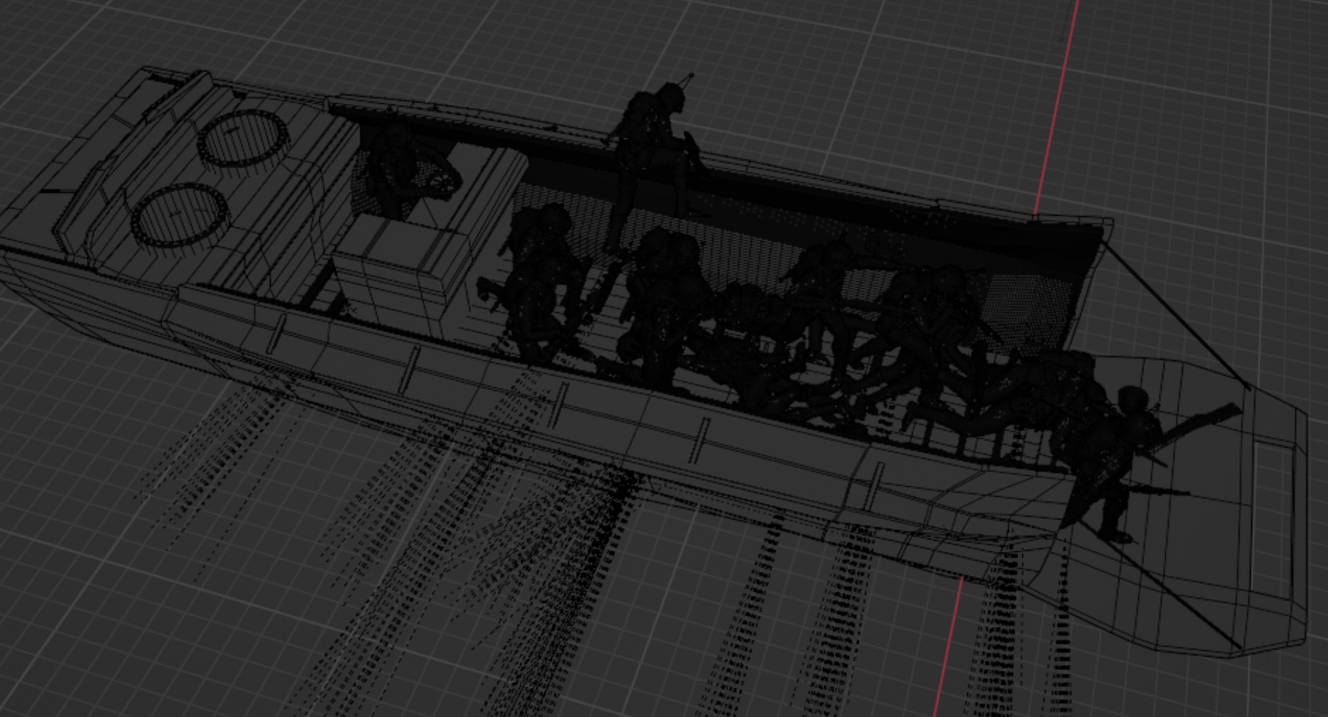 3D D-Day Landing Craft With Soldiers - TurboSquid 2104976
