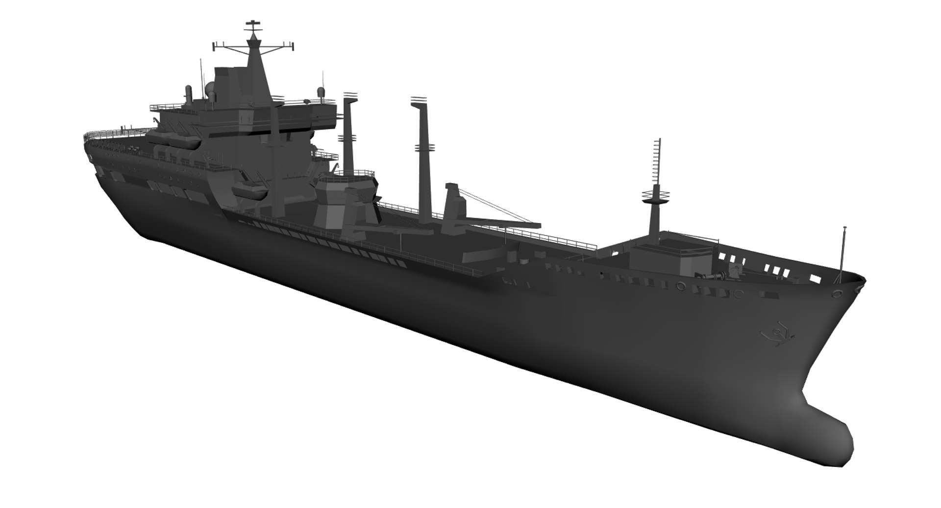 wave class tanker 3d model