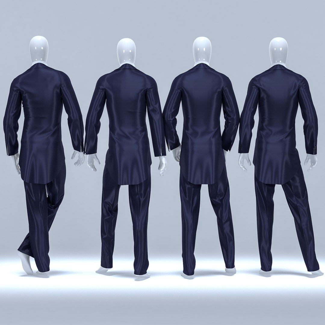 Male Suit Model - TurboSquid 1155830