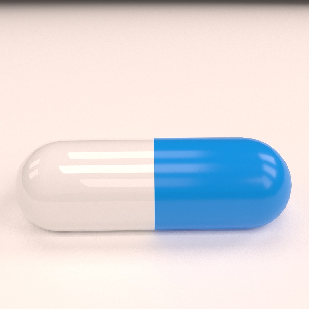 modelo 3d piil blue white - TurboSquid 1998453