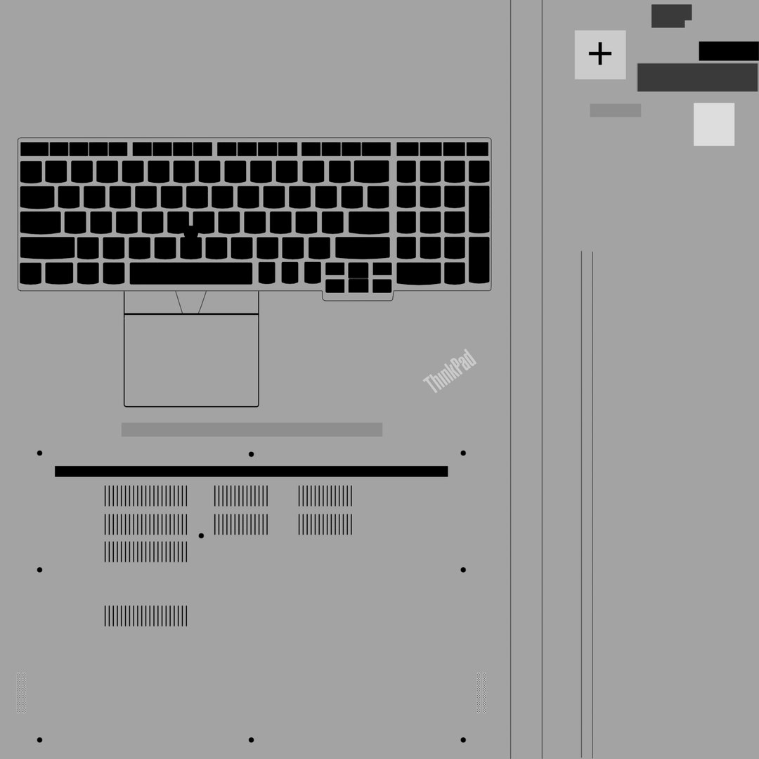 3D Lenovo Thinkpad E590 E595 - TurboSquid 1582450