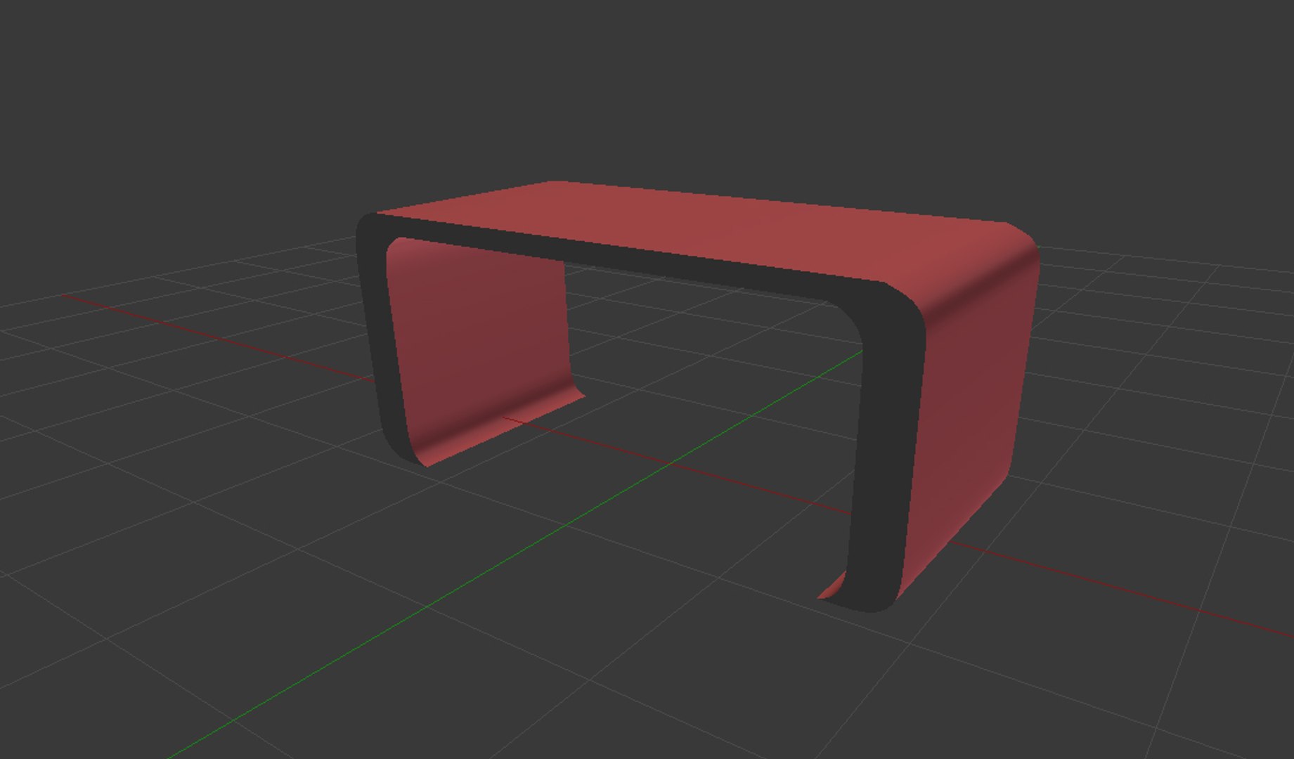 3d curved table