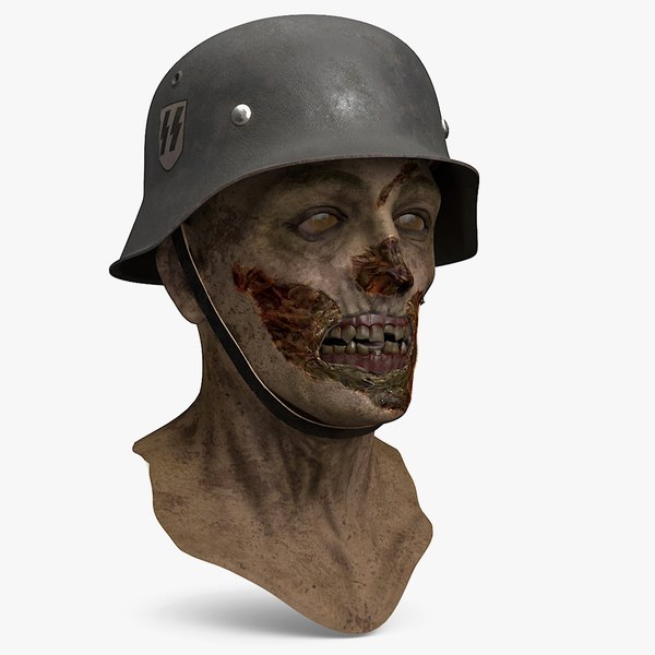 modelo 3d Cabeza de nazi zombi - TurboSquid 2381831