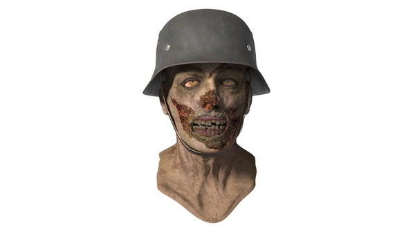modelo 3d Cabeza de nazi zombi - TurboSquid 2381831