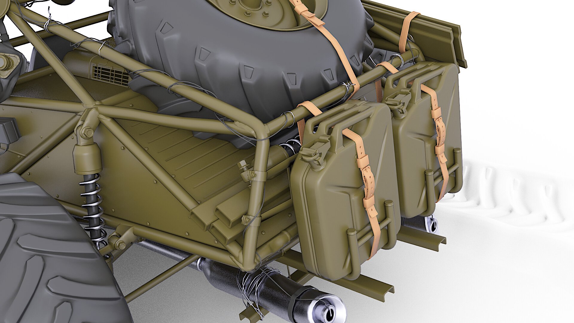 Buggy Car Post 3D Model - TurboSquid 1596882