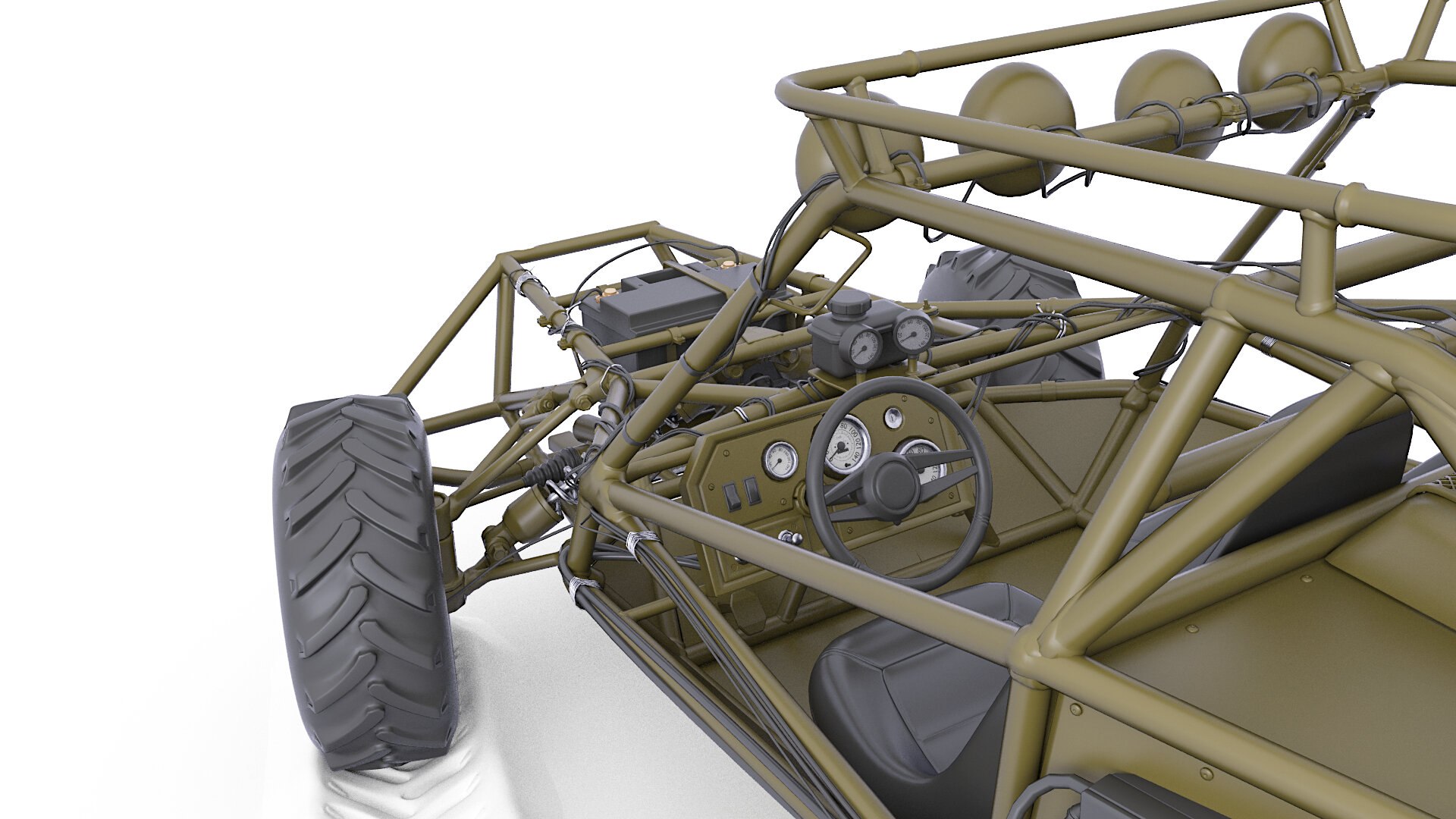 Buggy Car Post 3D Model - TurboSquid 1596882
