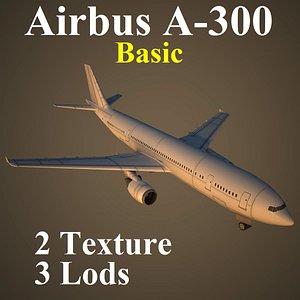 Airbus A300 3D Models for Download | TurboSquid