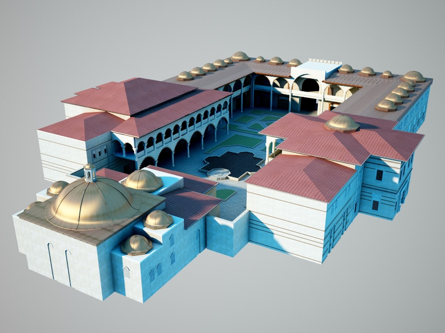 Ottoman Palace 3d Max