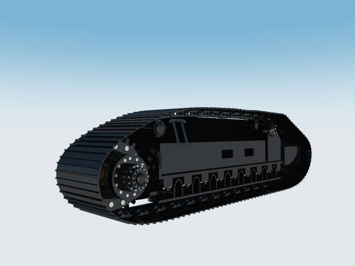 Crawler Tracks 3d Model